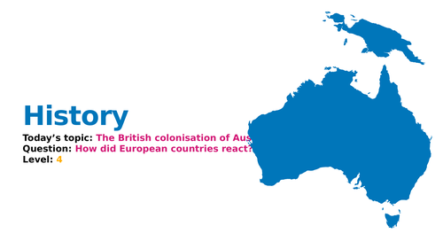 History: British Colonisation of Australia | Teaching Resources