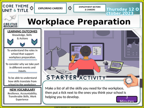Employment Sectors and Careers - Ks3 Careers Unit | Teaching Resources
