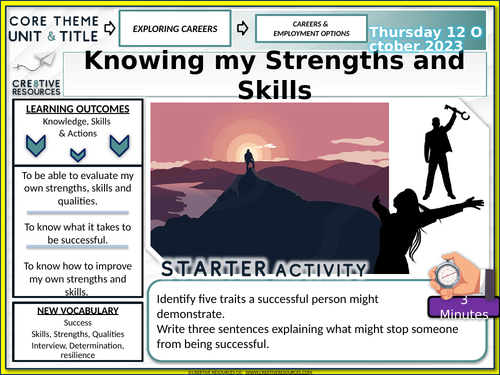 Careers + Employment Options - Careers Unit | Teaching Resources