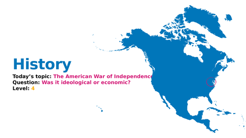 History: American War of Independence | Teaching Resources