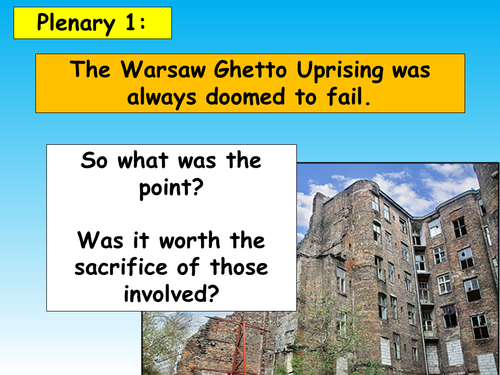 Holocaust Living in Ghetto | Teaching Resources