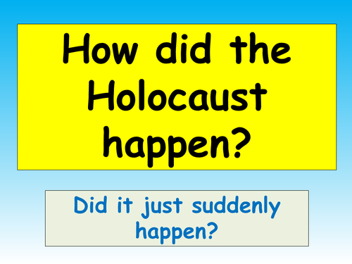 Holocaust Living in Ghetto | Teaching Resources