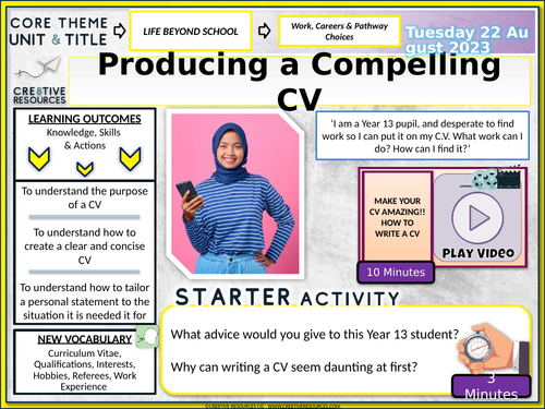 Work, Careers & Pathway Choices | Teaching Resources