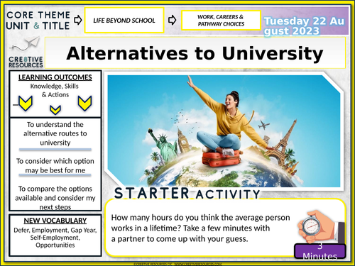 Work, Careers & Pathway Choices | Teaching Resources