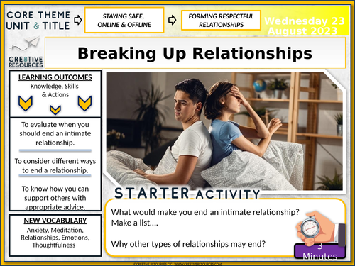 Forming Respectful Relationships KS5 PSHE Unit | Teaching Resources