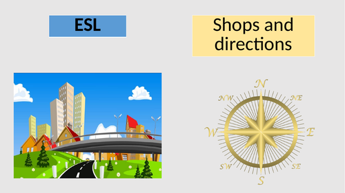 ESL shops and directions | Teaching Resources