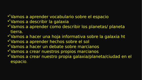 El sistema solar Spanish Ks2 Project | Teaching Resources
