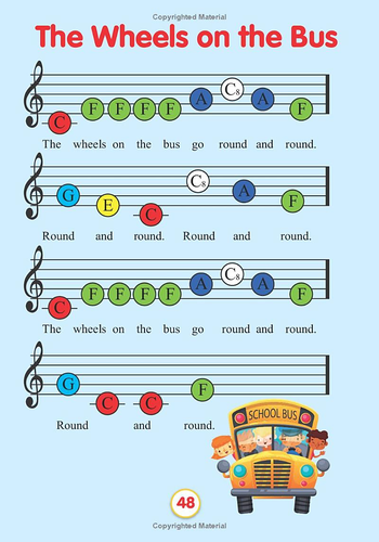 44 Color-Coded Easy-to-Play Songs for 8 Note Bell Set: Elementary level ...