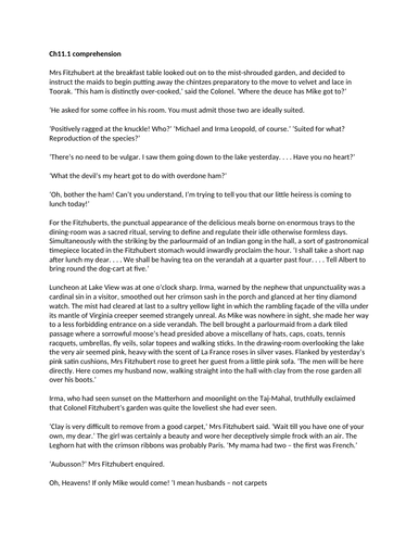 Picnic at Hanging Rock Cambridge 0475 Literature | Teaching Resources