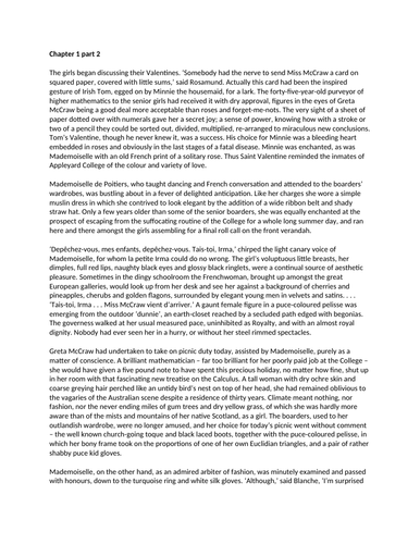 Picnic at Hanging Rock Cambridge 0475 Literature | Teaching Resources