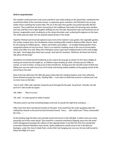 Picnic at Hanging Rock Cambridge 0475 Literature | Teaching Resources