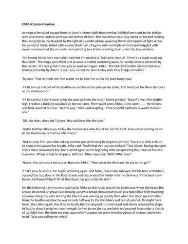 Picnic at Hanging Rock Cambridge 0475 Literature | Teaching Resources