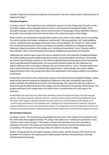 Picnic at Hanging Rock Cambridge 0475 Literature | Teaching Resources