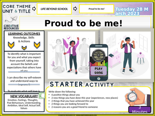 Proud to be me - PSHE Unit | Teaching Resources