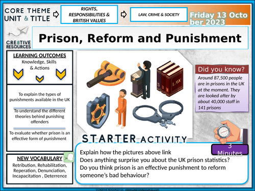 Law, Crime & Society - PSHE Unit | Teaching Resources
