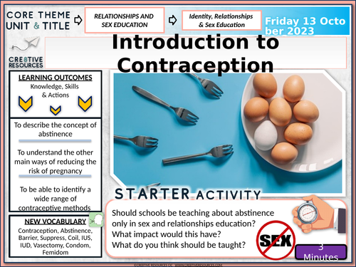 Identity, Relationships & Sex Education - Unit | Teaching Resources