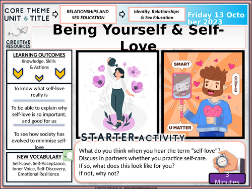 Identity, Relationships & Sex Education - Unit | Teaching Resources