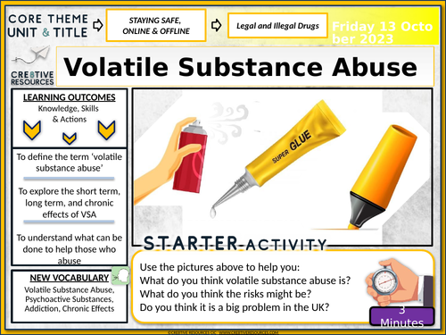 Legal and Illegal Drugs - PSHE Unit | Teaching Resources