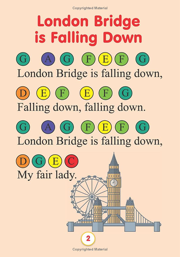 30 Simple Songs for ChromaNotes Musical Instruments: Music for ...