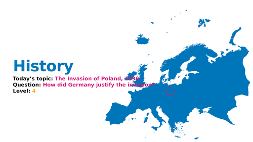 History: Invasion of Poland | Teaching Resources