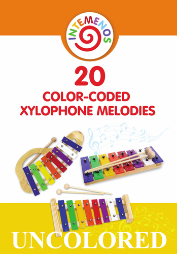 20 Color-Coded Xylophone Melodies: Letter-Coded Songbook for Children ...