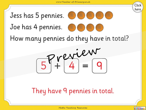 Addition Problems - Year 1 | Teaching Resources