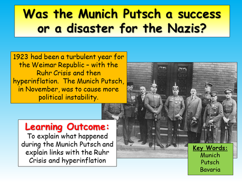 Munich Putsch 1923 | Teaching Resources