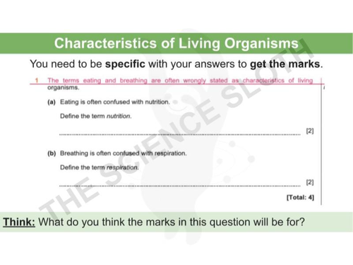 Characteristics of Living Things - MRS GREN, Course Info and Effective ...