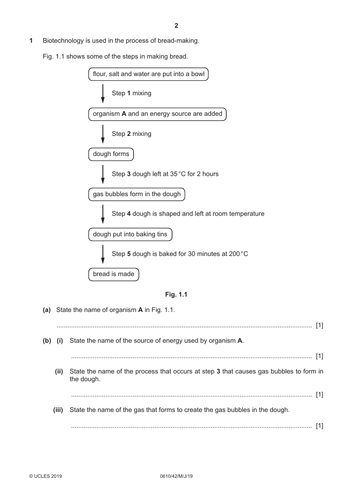 Biotechnology and Genetic Modification - Past Paper Question Pack ...