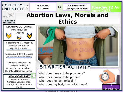 Adult Health and Looking After Yourself | Teaching Resources