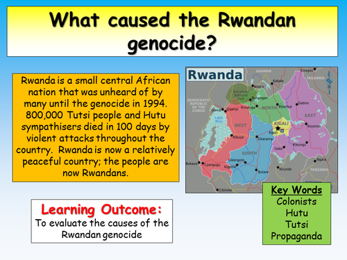 Rwanda Genocide Causes | Teaching Resources