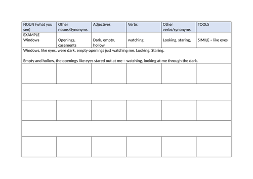 Short TENSION Writing set of lessons | Teaching Resources