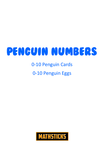 Penguin Number Recognition | Teaching Resources