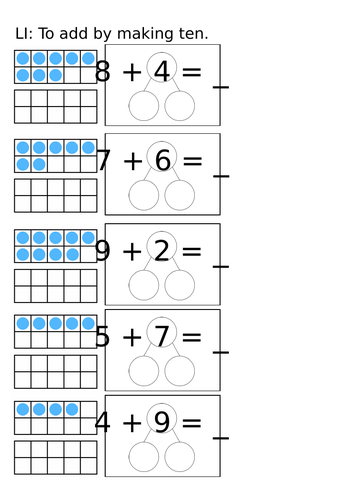 Add by Making Ten Lesson Pack | Teaching Resources