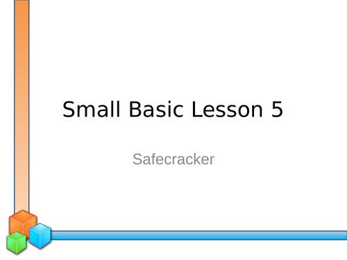 SmallBasic Programming - Complete Unit | Teaching Resources