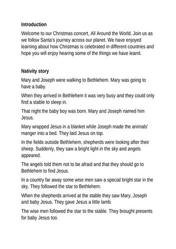 Non-Nativity Christmas Performance | Teaching Resources