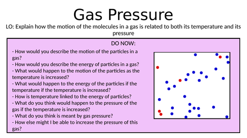 Gas Pressure | Teaching Resources