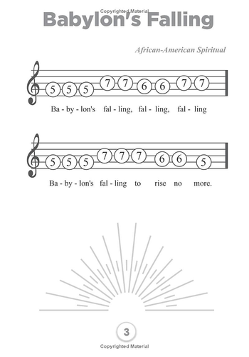 Numbered Sheet Music with Worship Songs for 8-Note Tongue Drum: Gospel ...