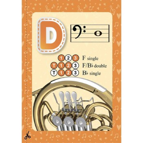French Horn Fingering Chart: 45 Colorful Pictures for Beginners ...