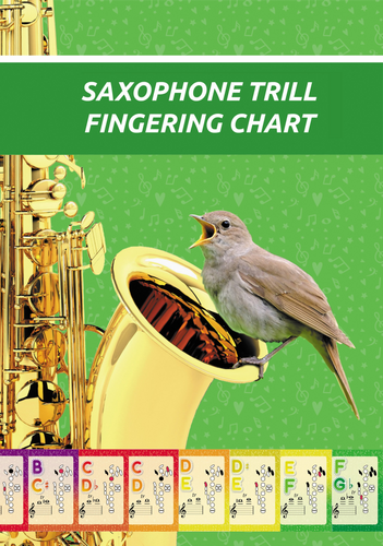 Saxophone Trill Fingering Chart: 65 Trill Fingerings | Teaching Resources