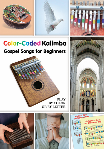 Color-Coded Kalimba. Gospel Songs for Beginners: Play by Color or by ...