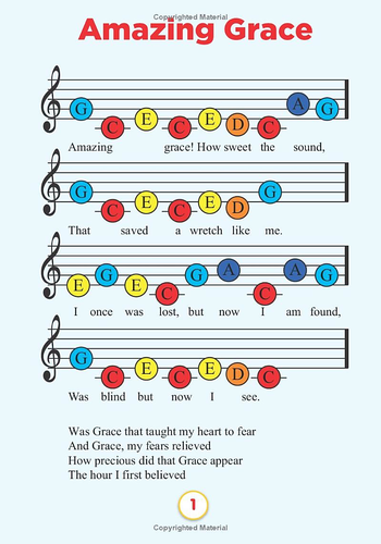 Color-Coded Kalimba. Gospel Songs for Beginners: Play by Color or by ...