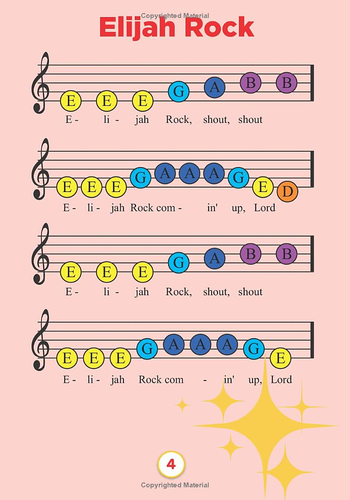 Color-Coded Kalimba. Gospel Songs for Beginners: Play by Color or by ...