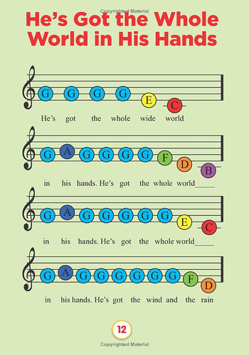 Color-Coded Kalimba. Gospel Songs for Beginners: Play by Color or by ...