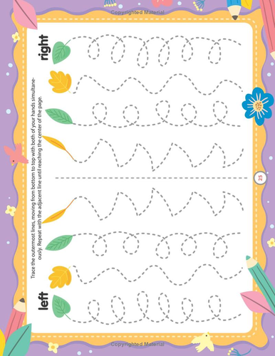 Trace with Both Hands. Big Book with Neuro-Exercises for Developing ...