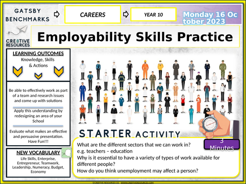 Year 10 Careers Unit - Employment + Finance | Teaching Resources