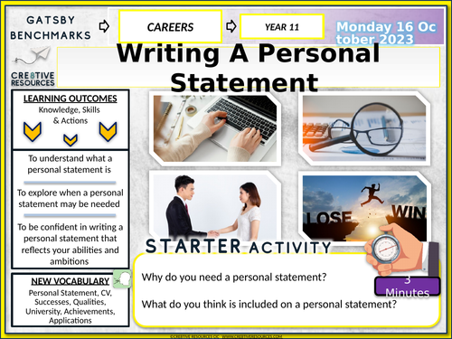 Year 11 Careers Unit - Future Beyond School | Teaching Resources