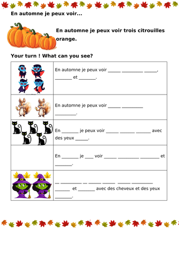 Autumn / Halloween in France (KS2/KS3) | Teaching Resources