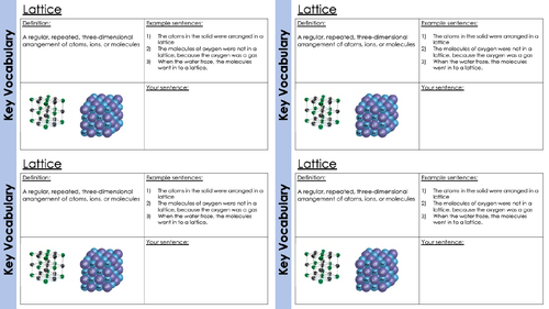 Giant Ionic Structures Teaching Resources