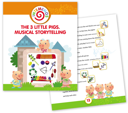 Percussion Games for Kids: Fairy Tale with Musical Score. Rhythmic ...